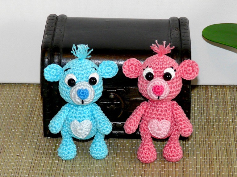 Häkelanleitung kleiner Teddy